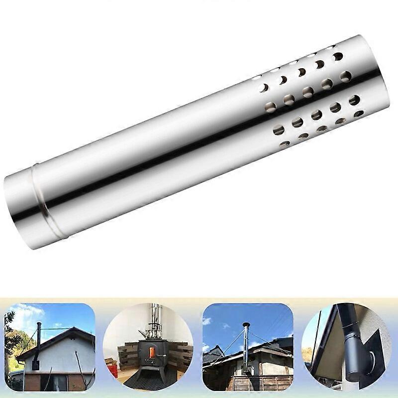 50cm 60mm Stainless Steel Stove Pipe Straight Chimney Flue Gas Pipe ...