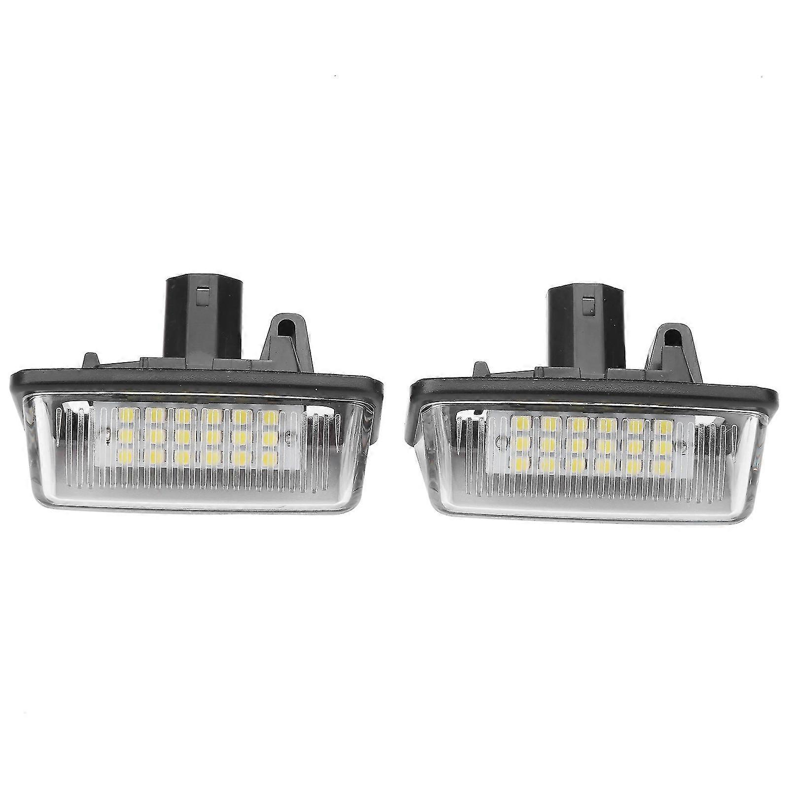 2pcs LED License Number Plate Light 6500K Low Power Consumption Fit for ...