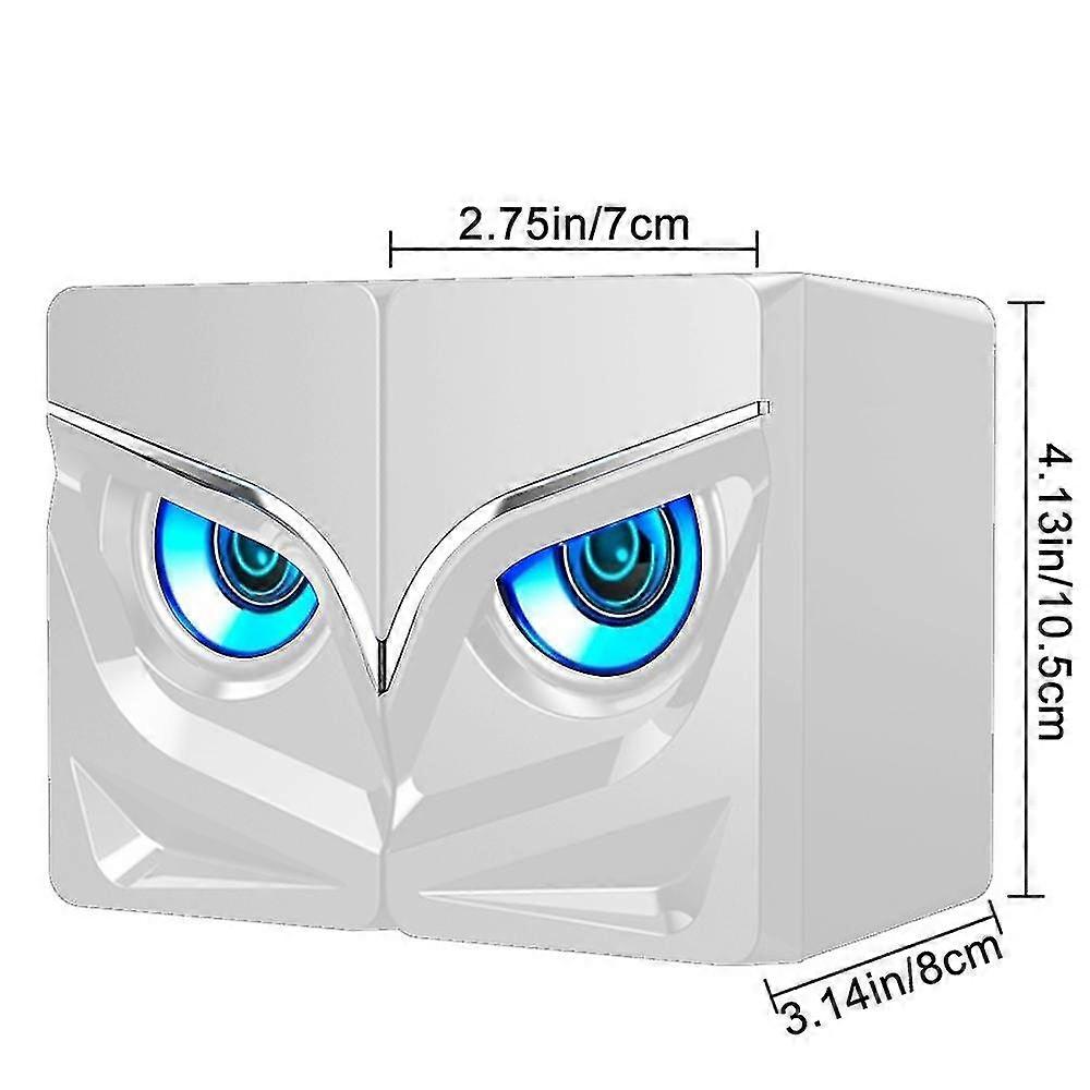 Computer Speakers Pc Speakers Powered Stereo Volume Control With Mini ...