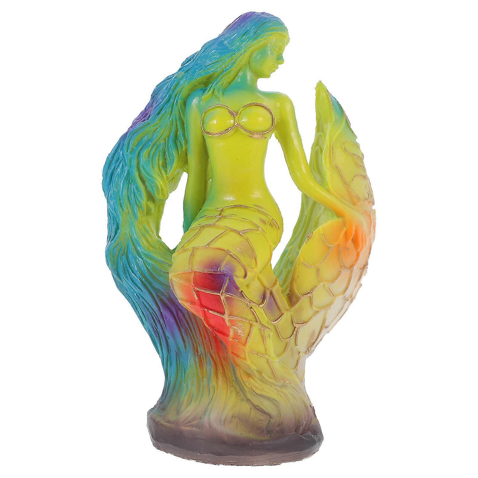 Mermaid Lamp Nightstand Light Ambiance Lighting Lamp Bedside Modern ...