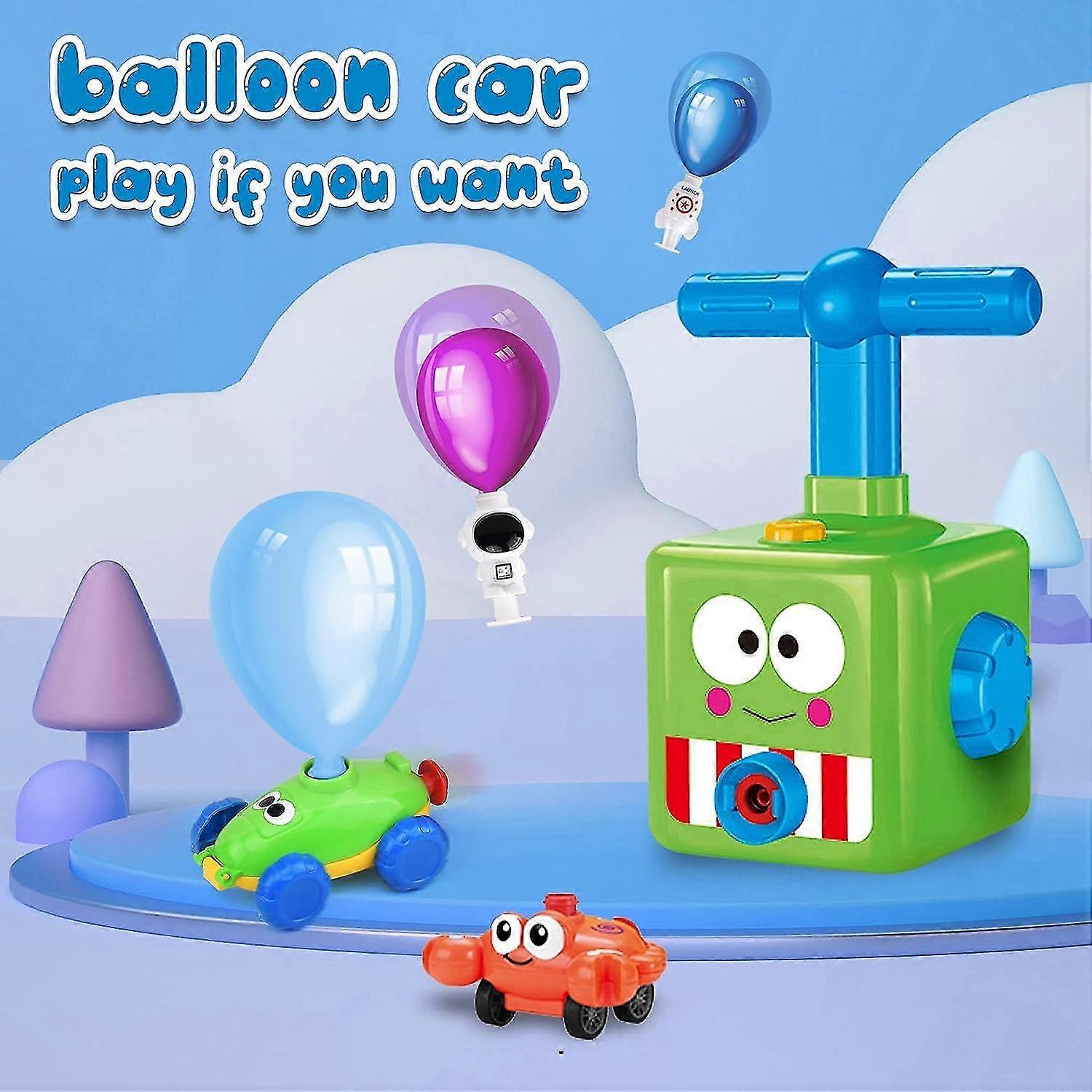 Balloon Powered Car,balloon Launcher Car Toy Set With 12 Pcs Balloons ...