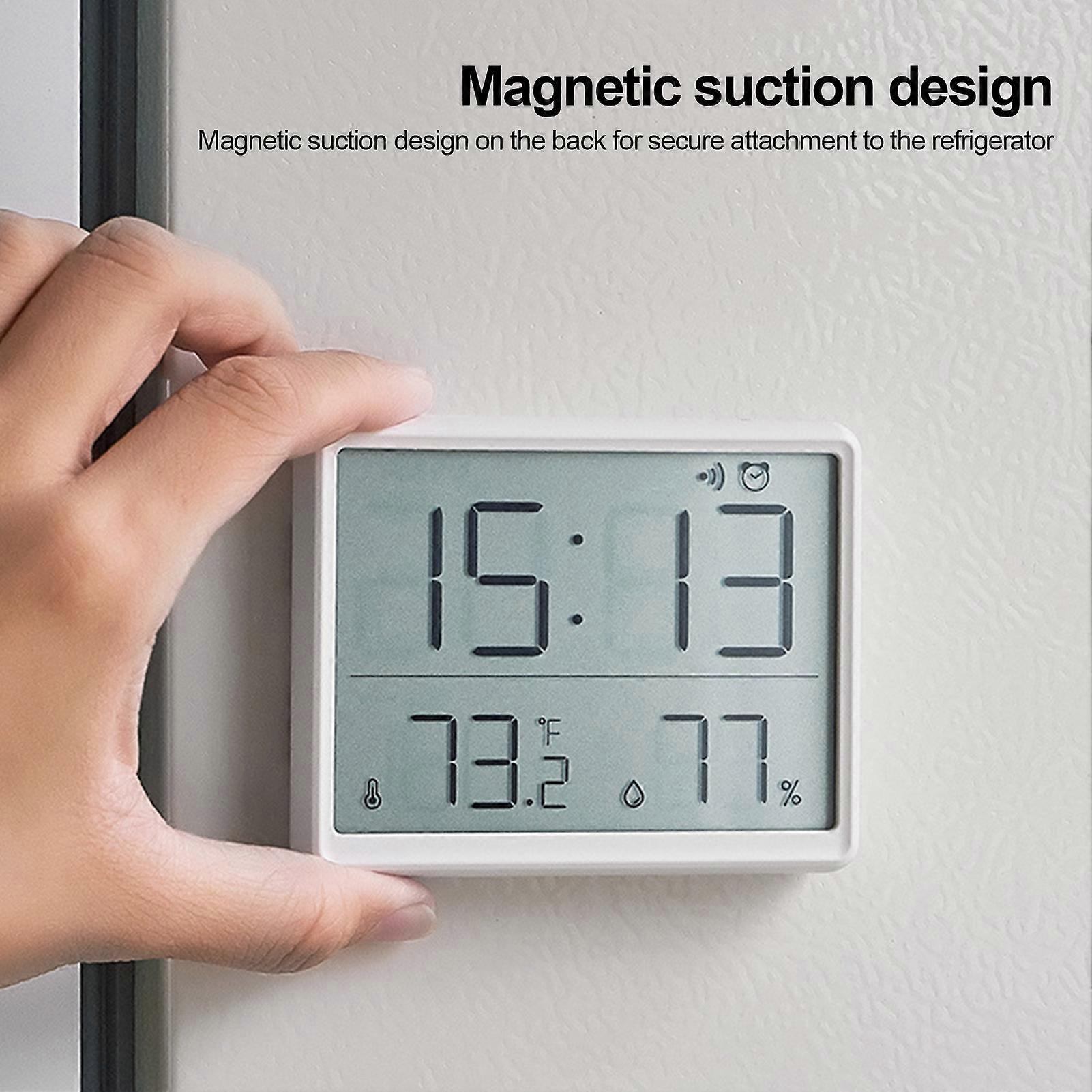 Electronic Clock Temperature And Humidity Large Screen Multifunctional ...