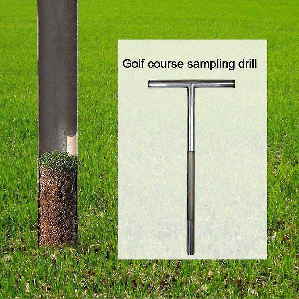 Soil Sampler Probe Stainless Steel Tubular T-Style Handle Soil Test Kit ...