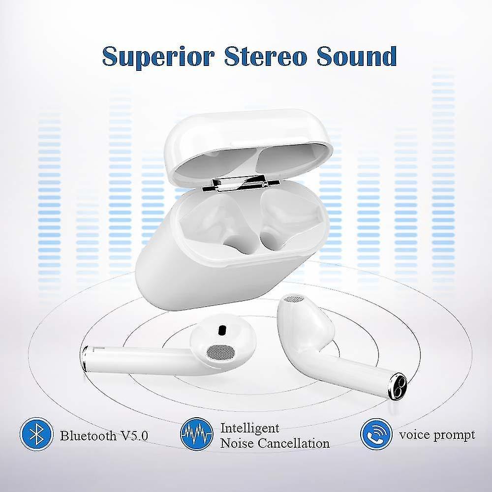 Bluetooth 5.0 2020 Newest Mini TWS i12 Earphones Wireless Headsets 3D ...