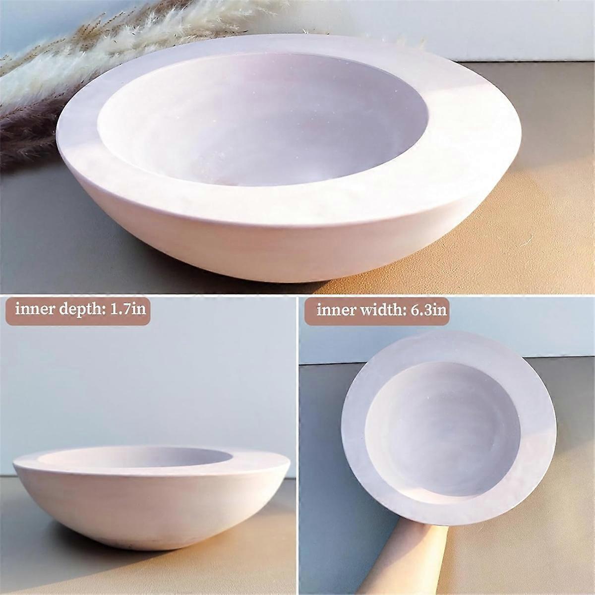Large Round Container Mold, Silicone Irregular Bowl Storage Resin ...