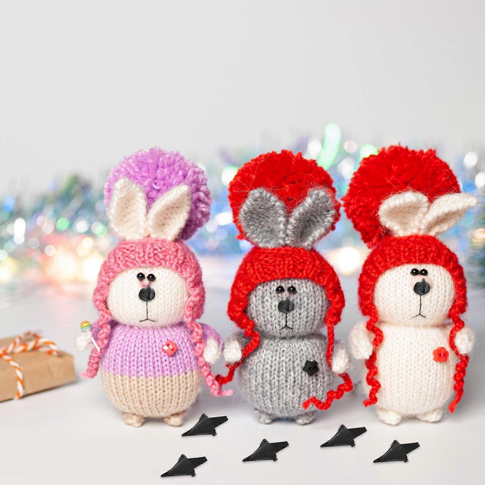 100pcs Duck Bill DIY Safety Doll Plastic Chicken Animal Mouth Craft ...