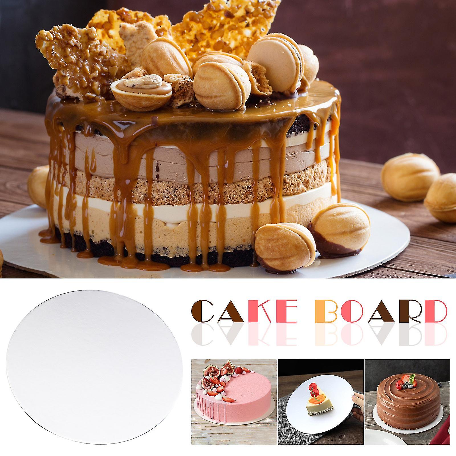 Thickened Round Birthday Cake Bottom Support Textureless Cake Box ...