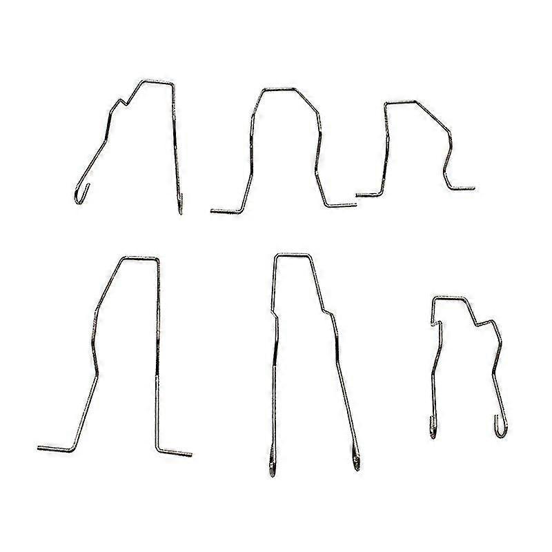 6pcs Headlamp Headlight Dip Dipped Beam Clip Clamp Bracket Bulb ...