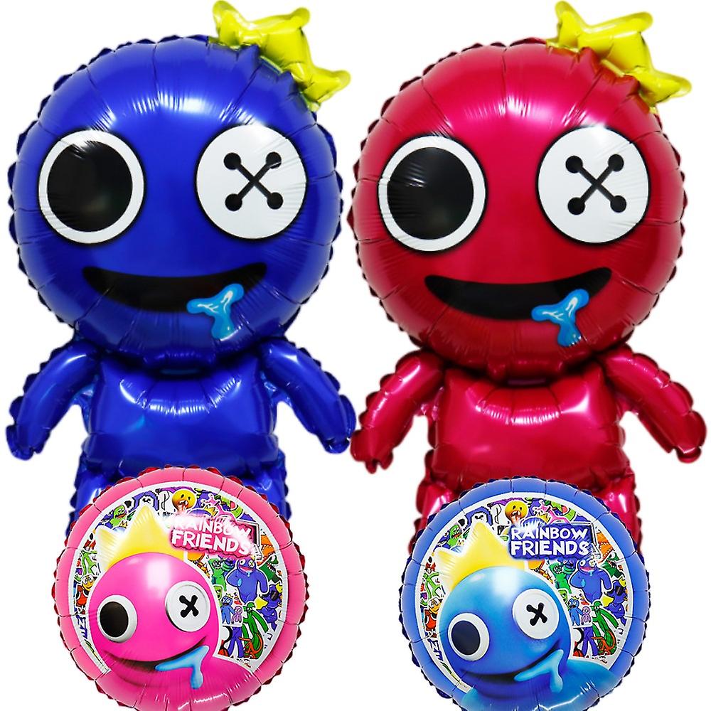 Rainbow Friends Fødselsdagsfest Dekorationer Balloner Tegneserie ...