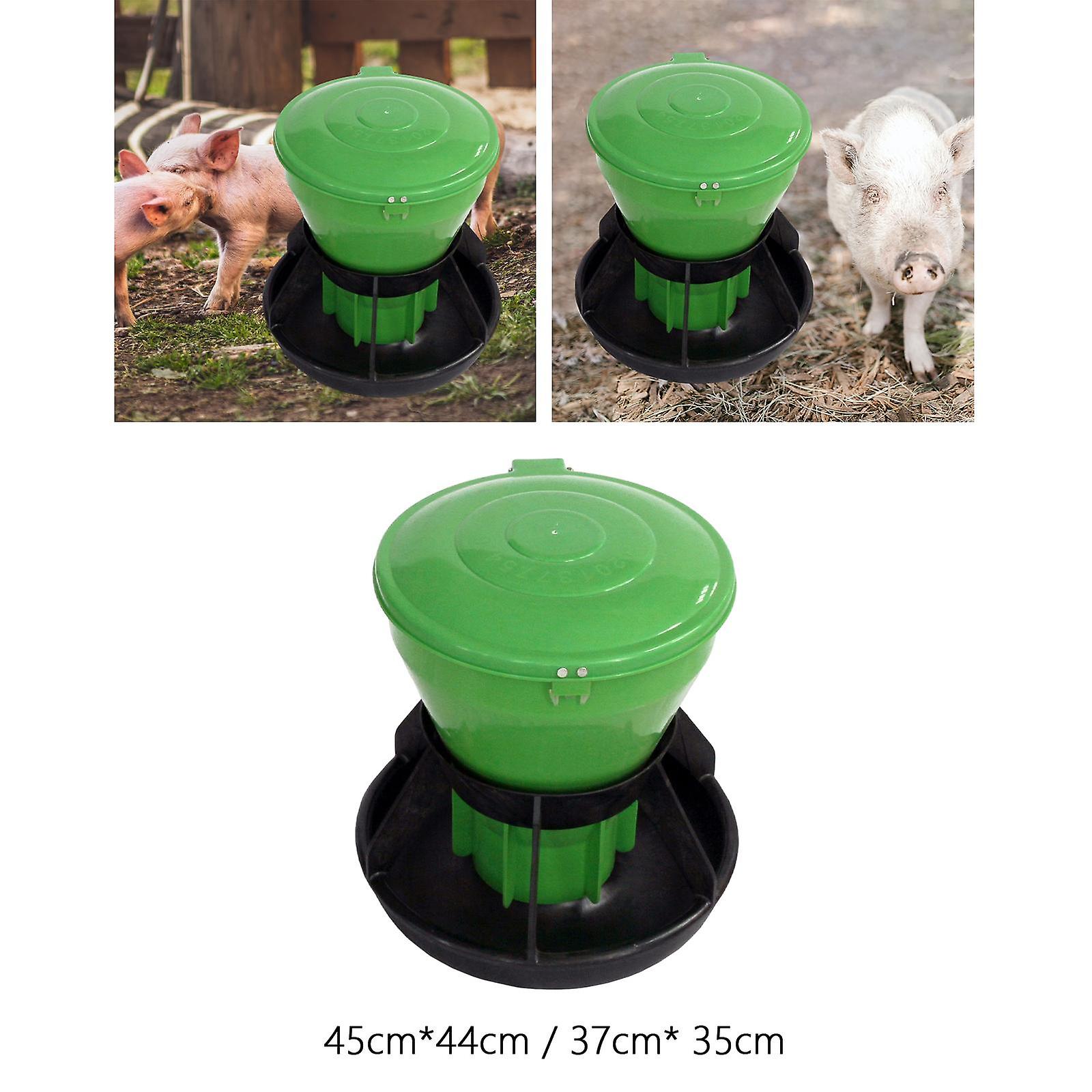 Automatic Pig Feeder Feeding Fodder Trough For Fence Livestock Small ...