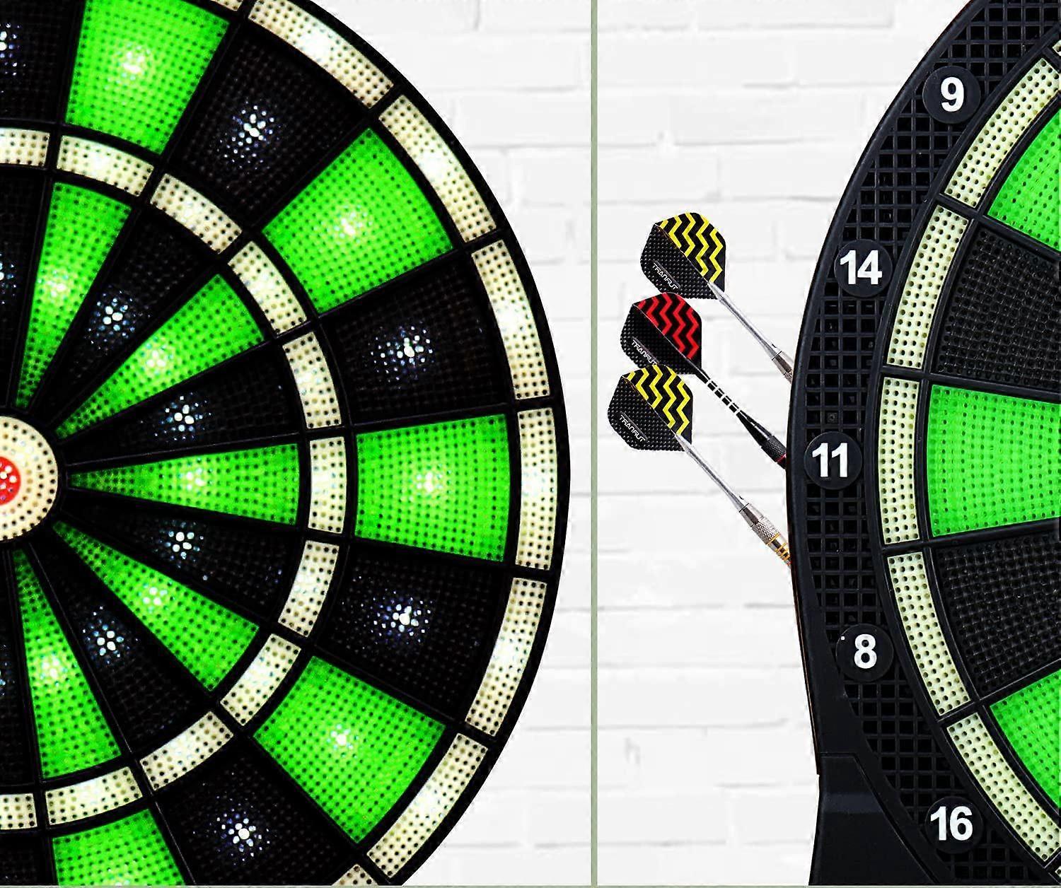 Luminous dartboard indoor home dartboard safety soft head darts for children and adults ...