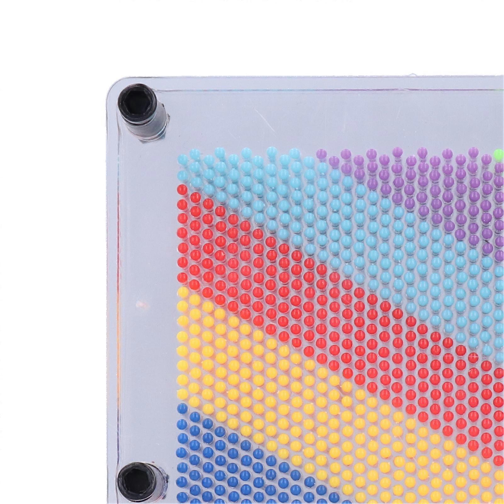 Pin Art Toy 3D Plastic Board Hand Print Model Cloning Colorful ...