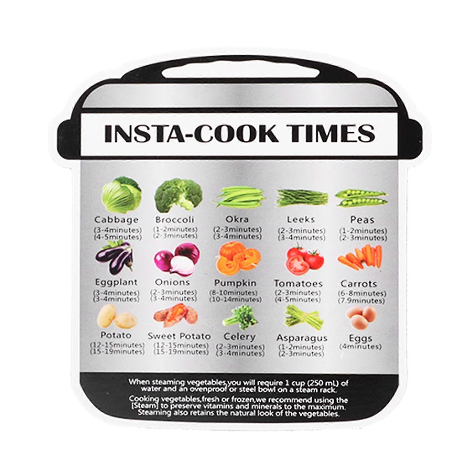 Conversion Chart Cooking-Time Magnet, 3Pcs Cook Times Cheat-Sheet ...