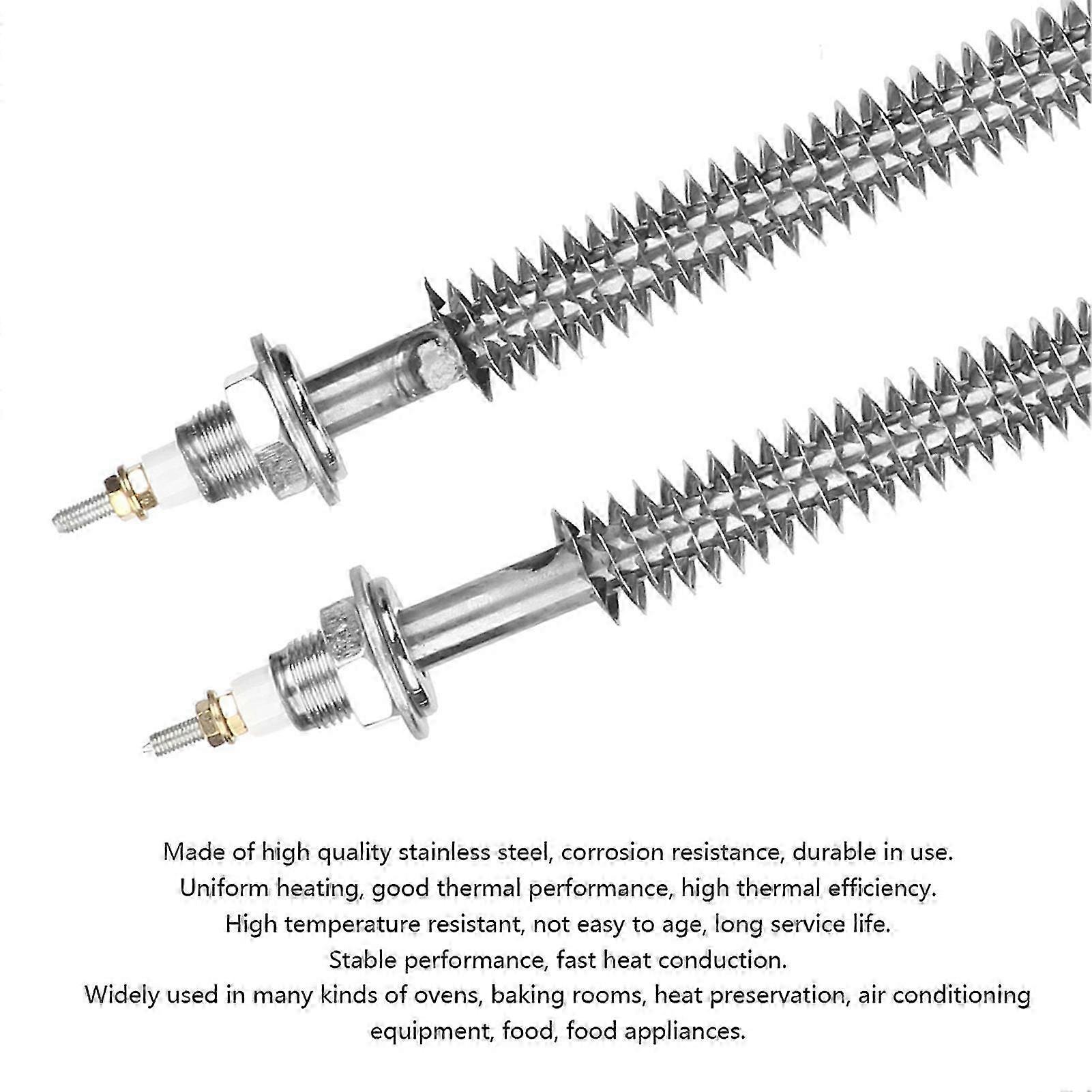 U Type Electric Heating Element 220V 1.5kW Stainless Steel Fin Finned ...