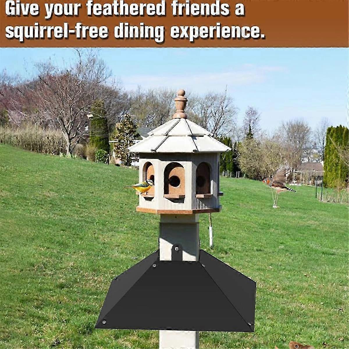 Metal Squirrel Baffle For Post, Squirrel Proof Baffles For Bird Feeder ...