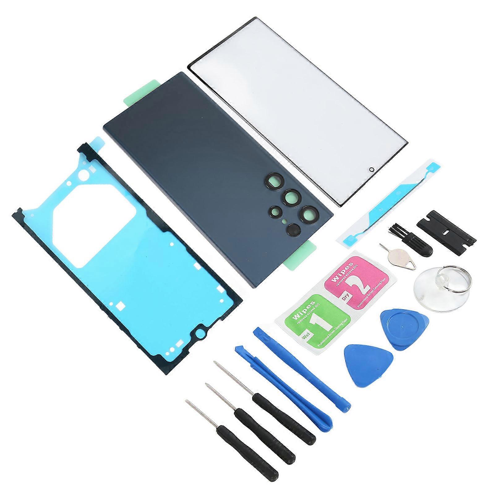 Rear Glass Cover Front Outer Screen Glass Cover Replacement with ...