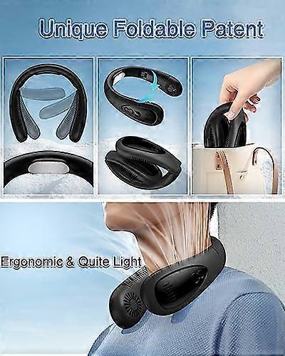 Neck Air Conditioner, Portable Neck Fan with Semiconductor Cooling ...