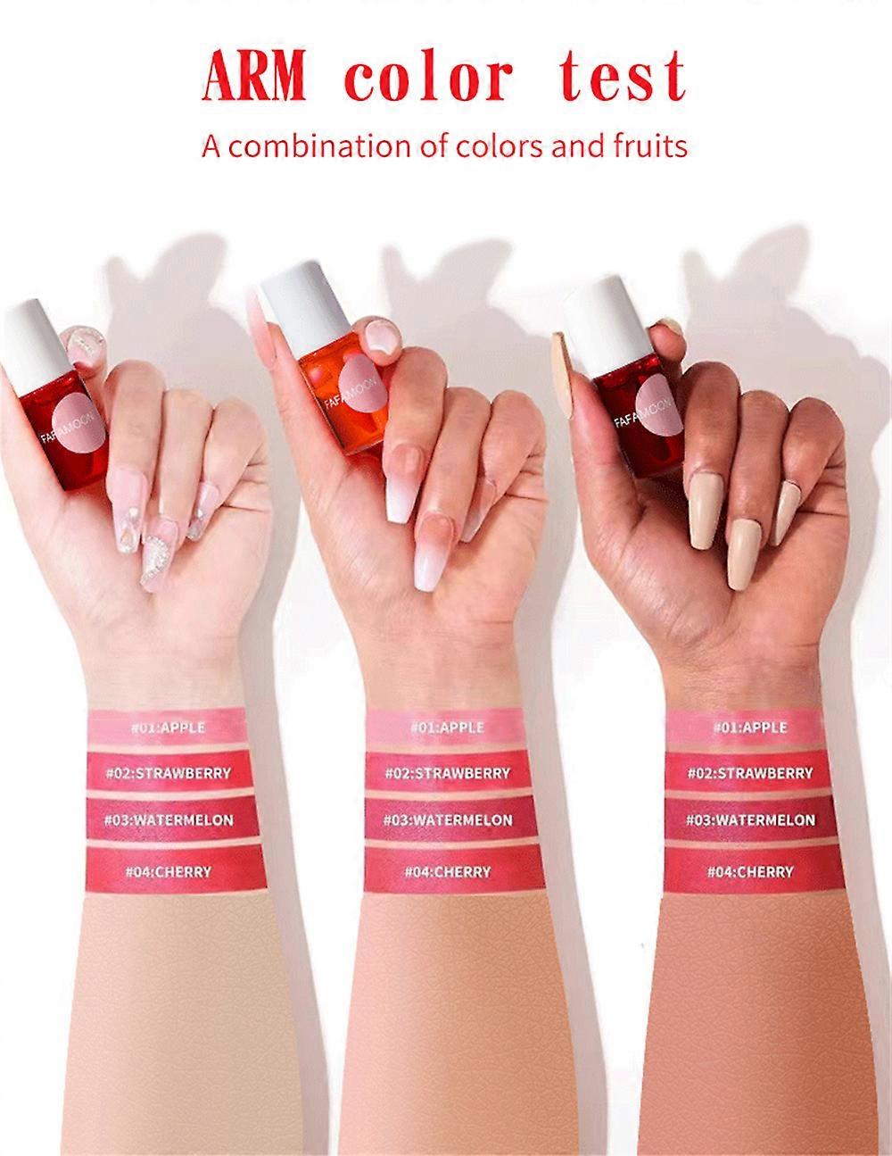 Lip Tint Stain Set, Lip Stain Long Lasting Waterproof, Lightweight, Non ...