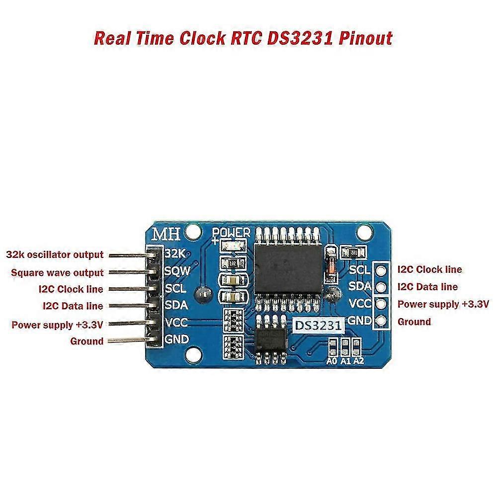 Rtc Ds3231 I2c Realtime Clock Compatible With Arduino And Raspberry Pi ... Rtc Ds3231 I2c Realtime Clock Compatible With Arduino And Raspberry Pi ...