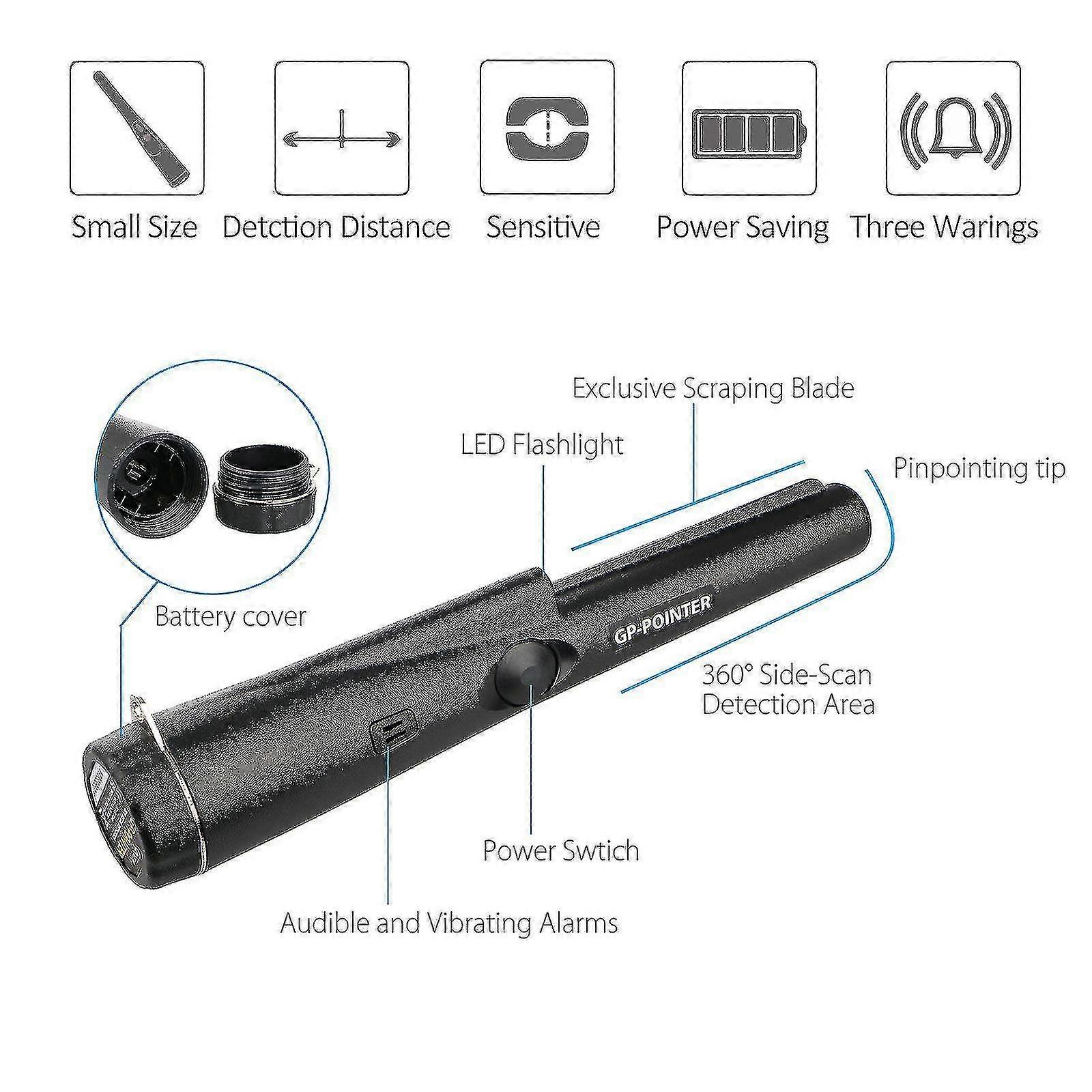 GP Metal Detector - Gold and Silver Detector for Precise Metal ...