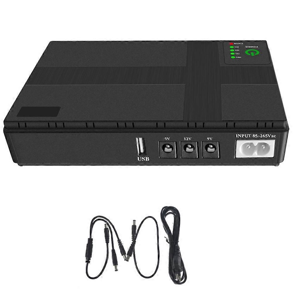 Mini UPS Battery Backup Uninterruptible Power Supply 10400mAh for ...