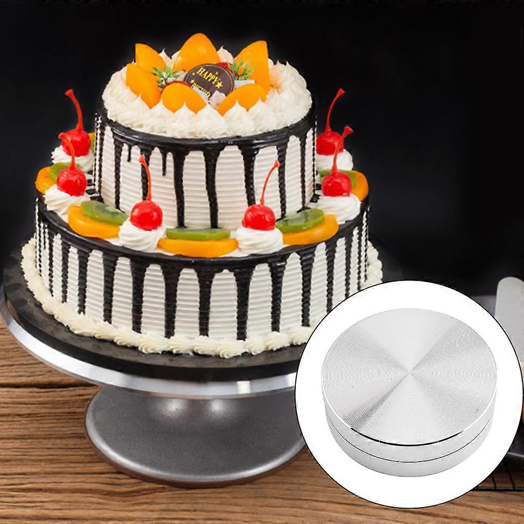 Cake Baking Tray Axle Turntable Rotating Tray Stand Aluminum Alloy ...