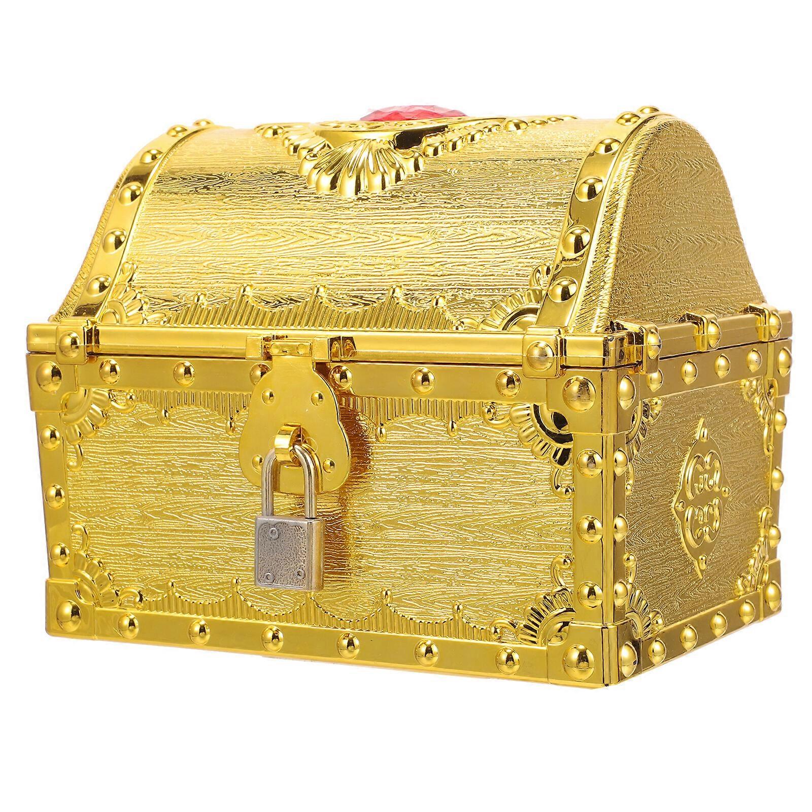 Pirate Treasure Box Prop Vintage Treasure Box Adorn Pirate Party ...