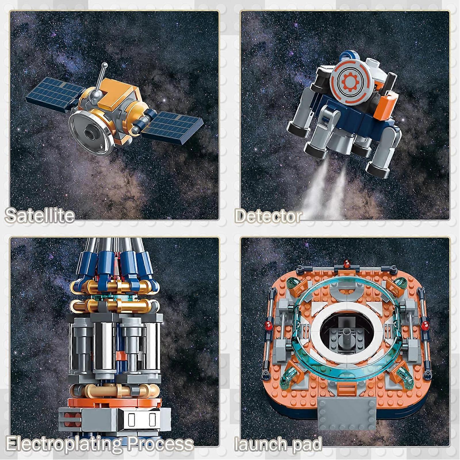 JMBricklayer Space Rocket Building Sets for Boys 8-14 Adults, Spaceship ...