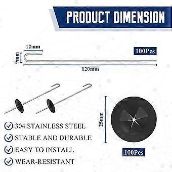 100 Packs Solar Panel Guard Clips Animal Guard Roll Kit Animal Guard ...