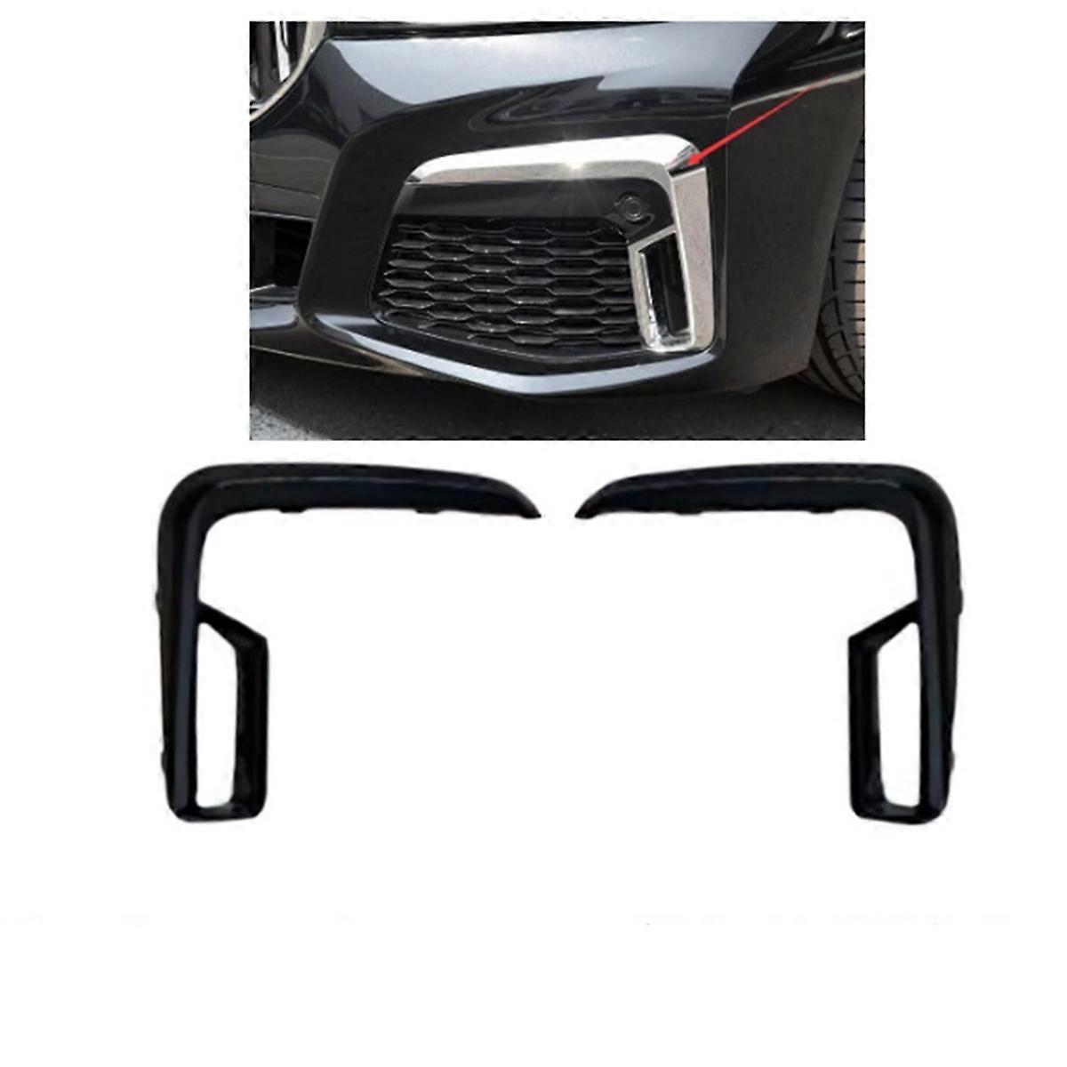 1Pair Front Bumper Grille Trim Cover 51118079587 51118079588 for BMW 7 ...