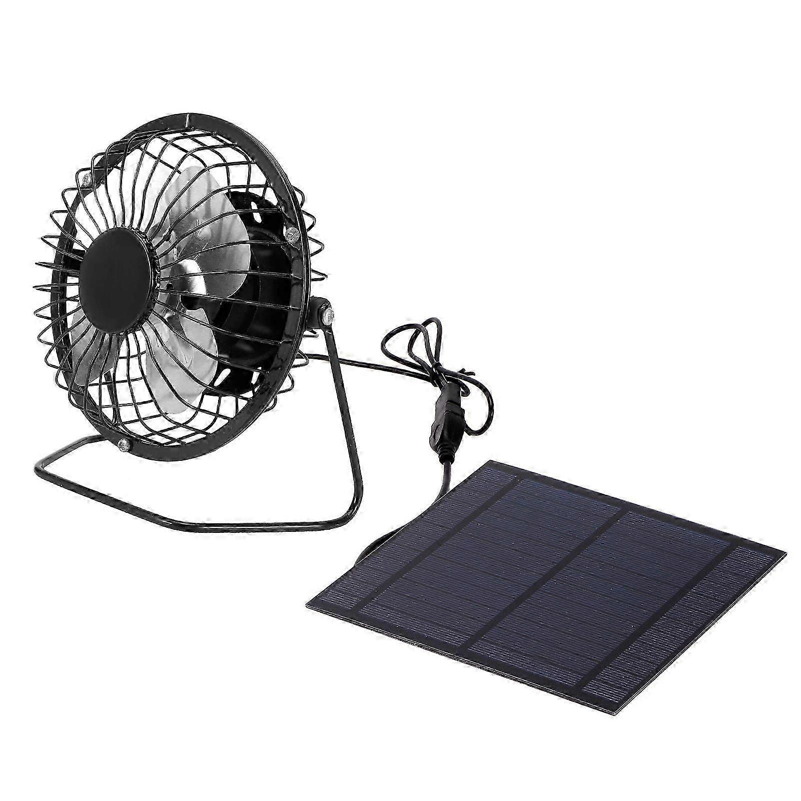 5W Mini Solar Panel with Portable Cooling Fan Photovoltaic Solar Panel ...
