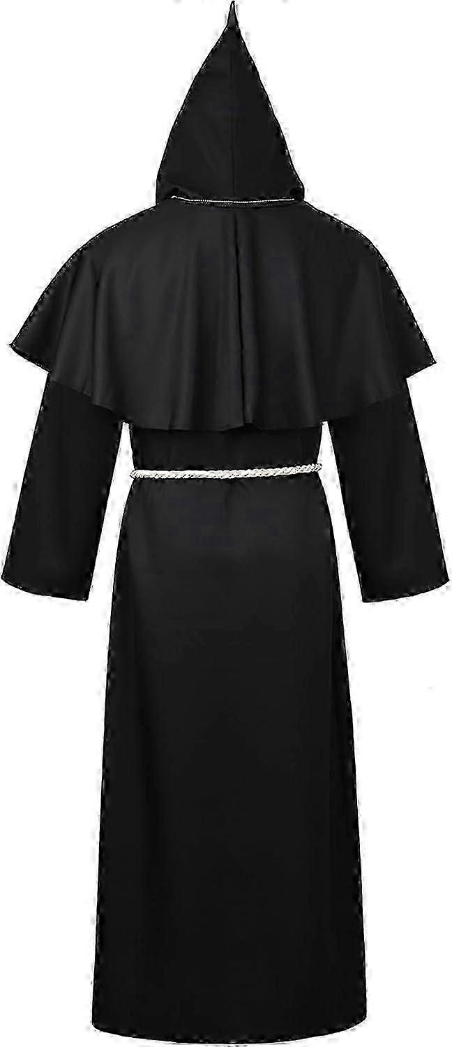 Monk Robe Priest Costume Friar Robe Medieval Costume Priest Halloween ...