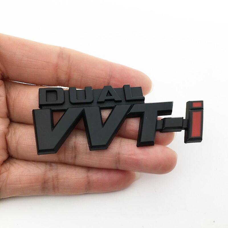 Car 3d Metal Dual Vvt-i / Vvti Logo Decal Sticker For Toyota Camry ...