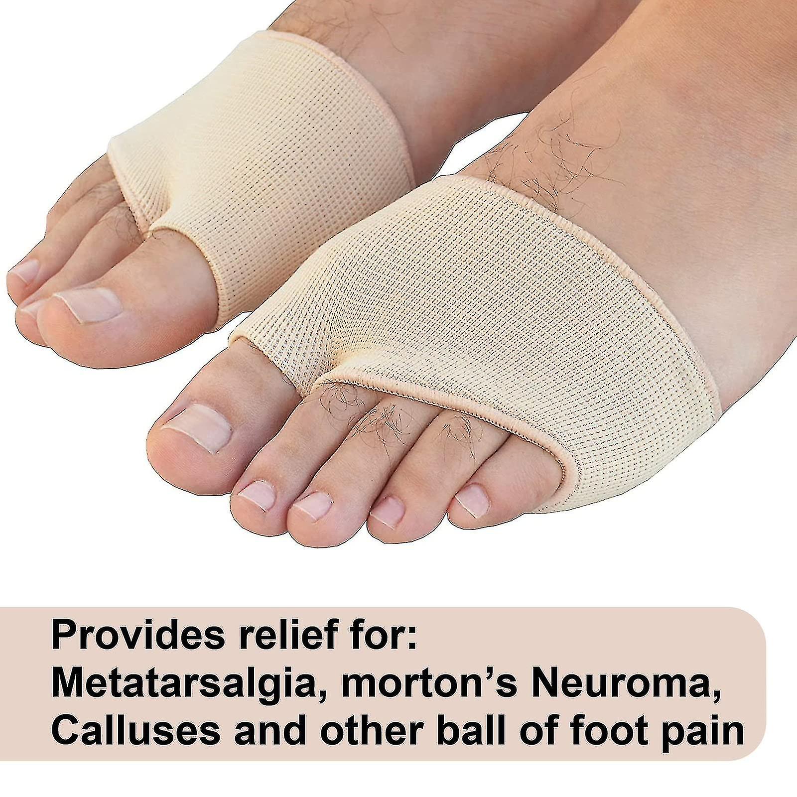 Metatarsal Gel Protector Cushion Pads - Relieve Ball Of Foot Pain ...