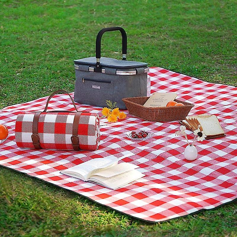 Waterproof Picnic Blanket, 3 Layer Foldable Outdoor Picnic Mat Perfect ...