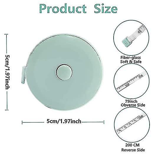 Tape Measures, 3-pack Soft Sewing Tape Measure For Body Measurements ...