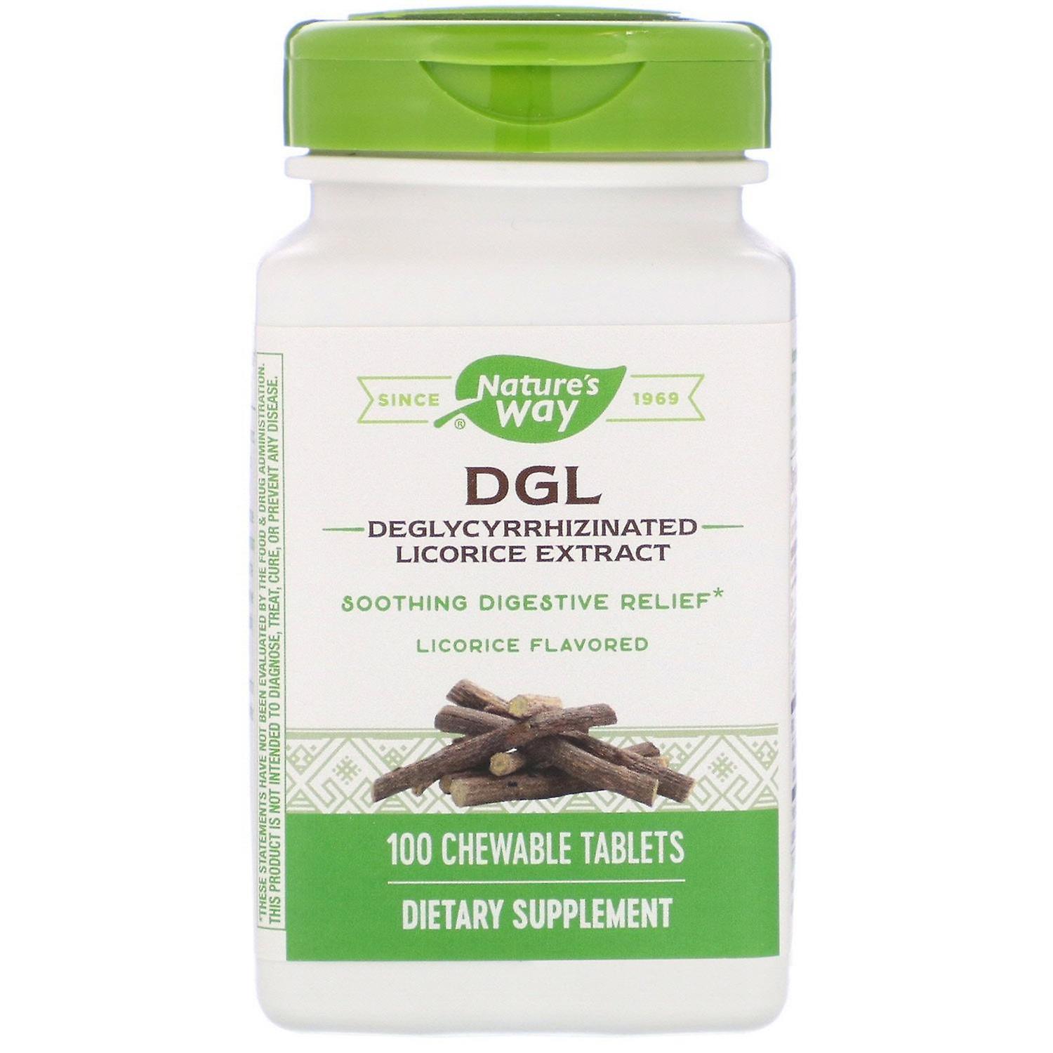 Nature's Way, DGL, Deglycyrrhizinated Licorice Extract, Licorice ...