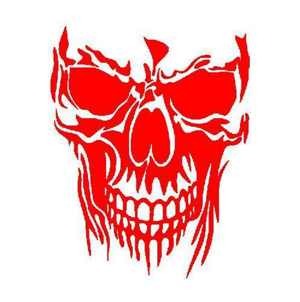 Reflective Skull Car Stickers 1pc Car Stickers Large Size 28*22.4cm 3d ...