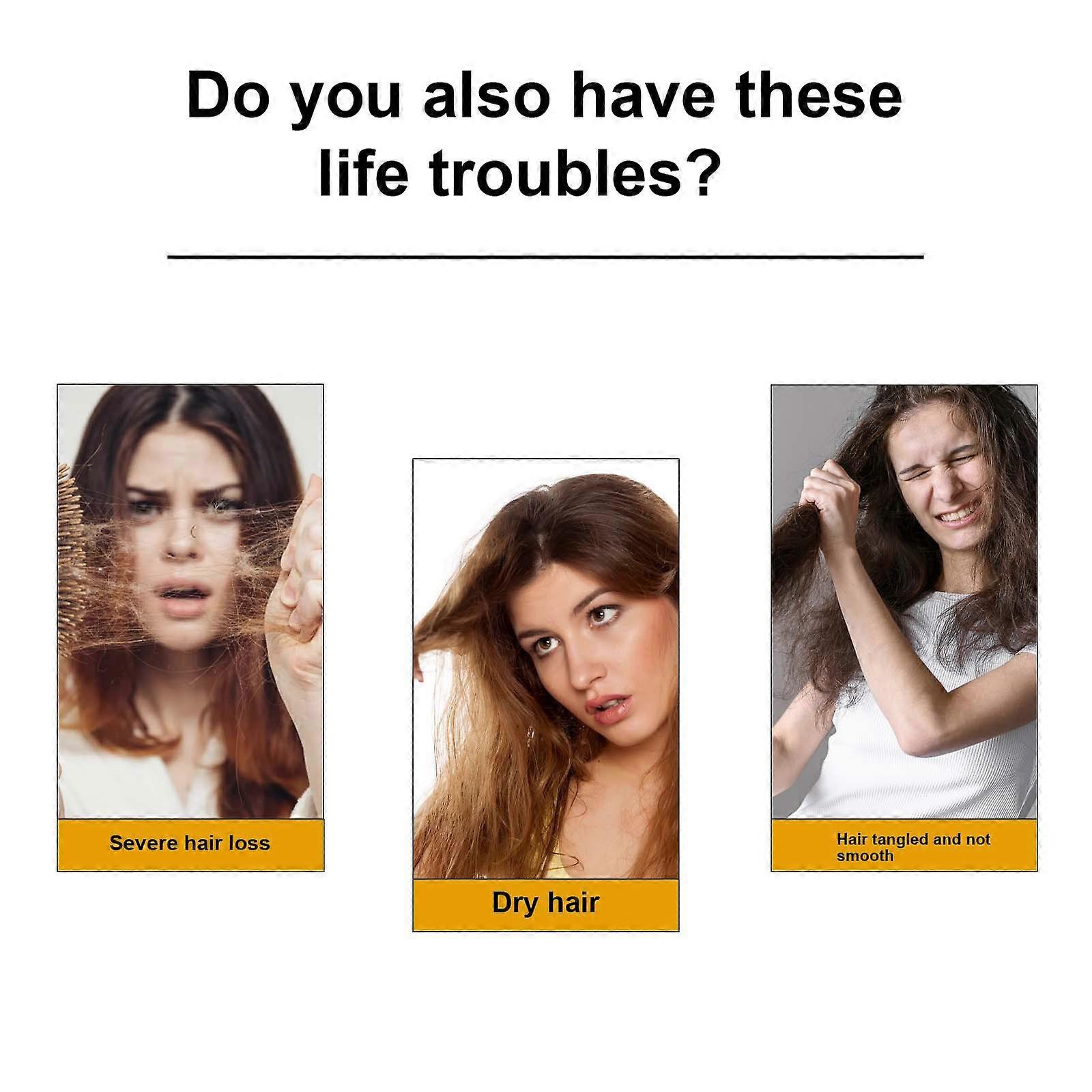 30ML Hair Dense Hair Serum Anti Hair Fall Fix Hair Nourish Thick Hair ...