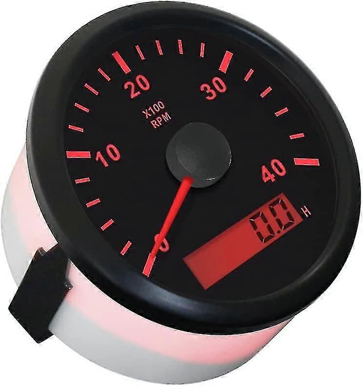 Waterproof Tachometer Tachometer Rpm Meter With Hour Meter 0-4000 Rpm ...