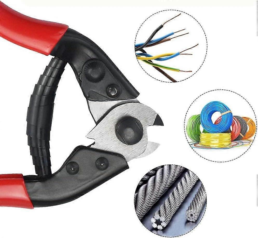 Steel Cable Cutter Pliers for Electricians, Steel Ratchet Wire Cutter ...