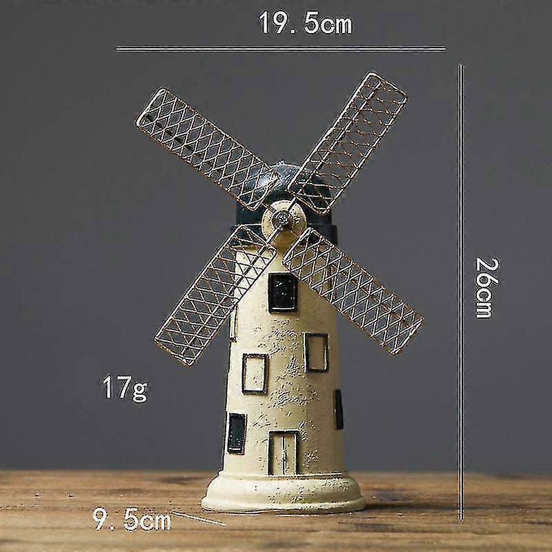 Vintage Resin Windmill Accessories Dutch Windmill Home White | Fruugo UK
