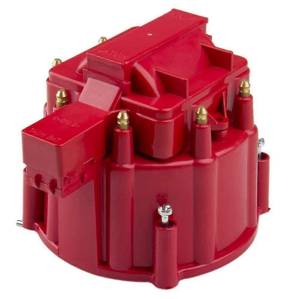 Red Male Hei Distributor Cap Coil And Rotor Replacement For Bbc 305 350 ...