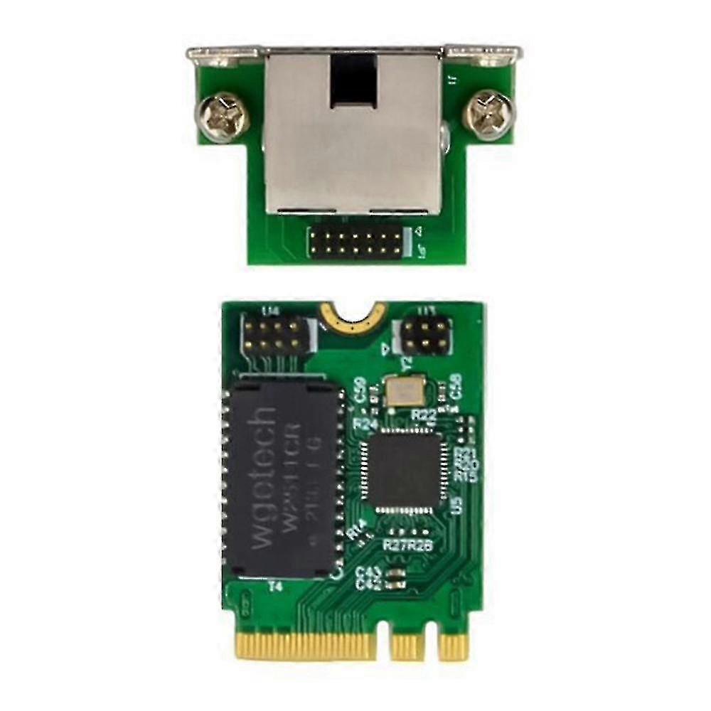 M.2 A+e 2.5g Ethernet Adapter 2.5g/1g/100m Multi-gigabit M.2 Network ...