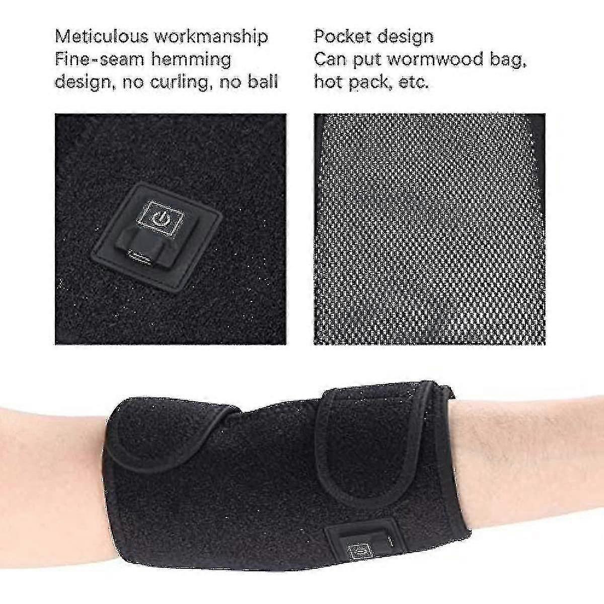 Walkbee Heated Elbow Brace Elbow Brace Heat Therapy Pain Relief ...