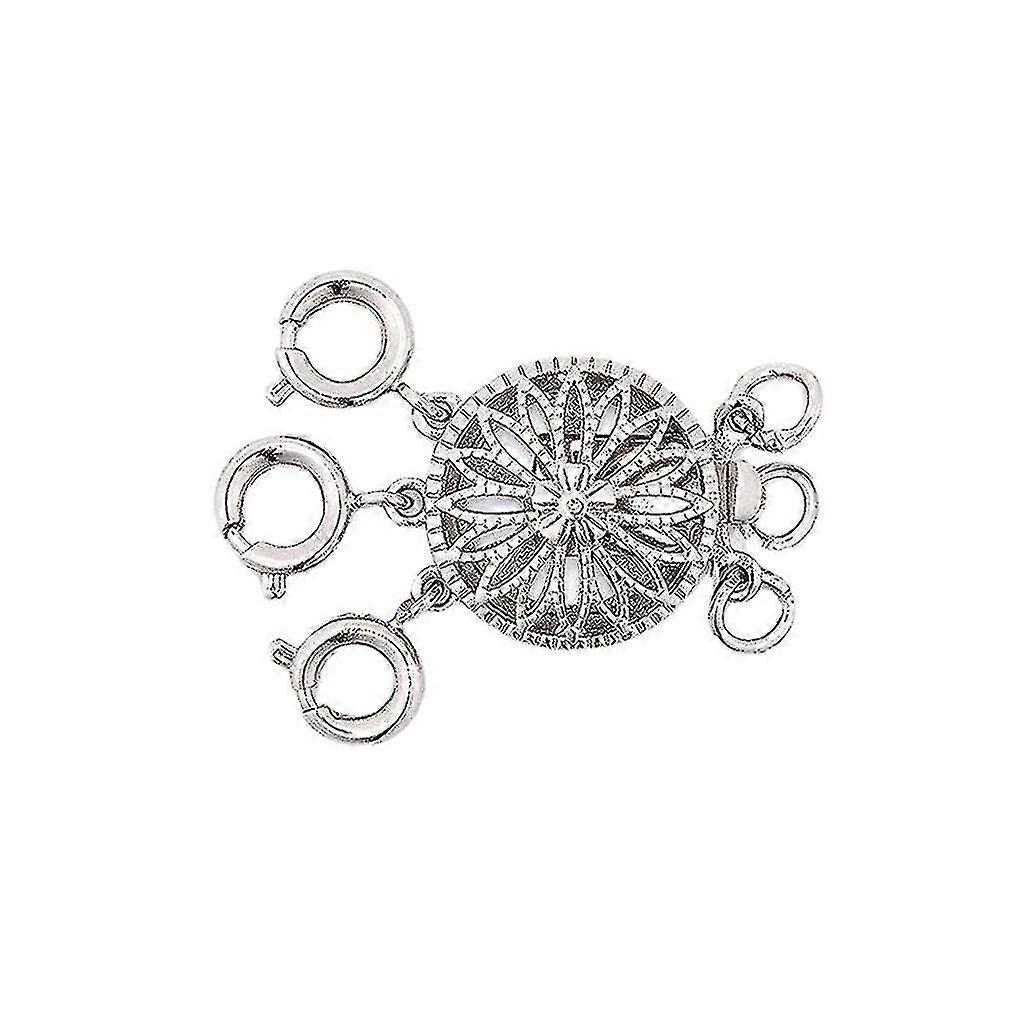 Practical Locking Magnetic Necklace Connector Stackable Necklace Clasp ...