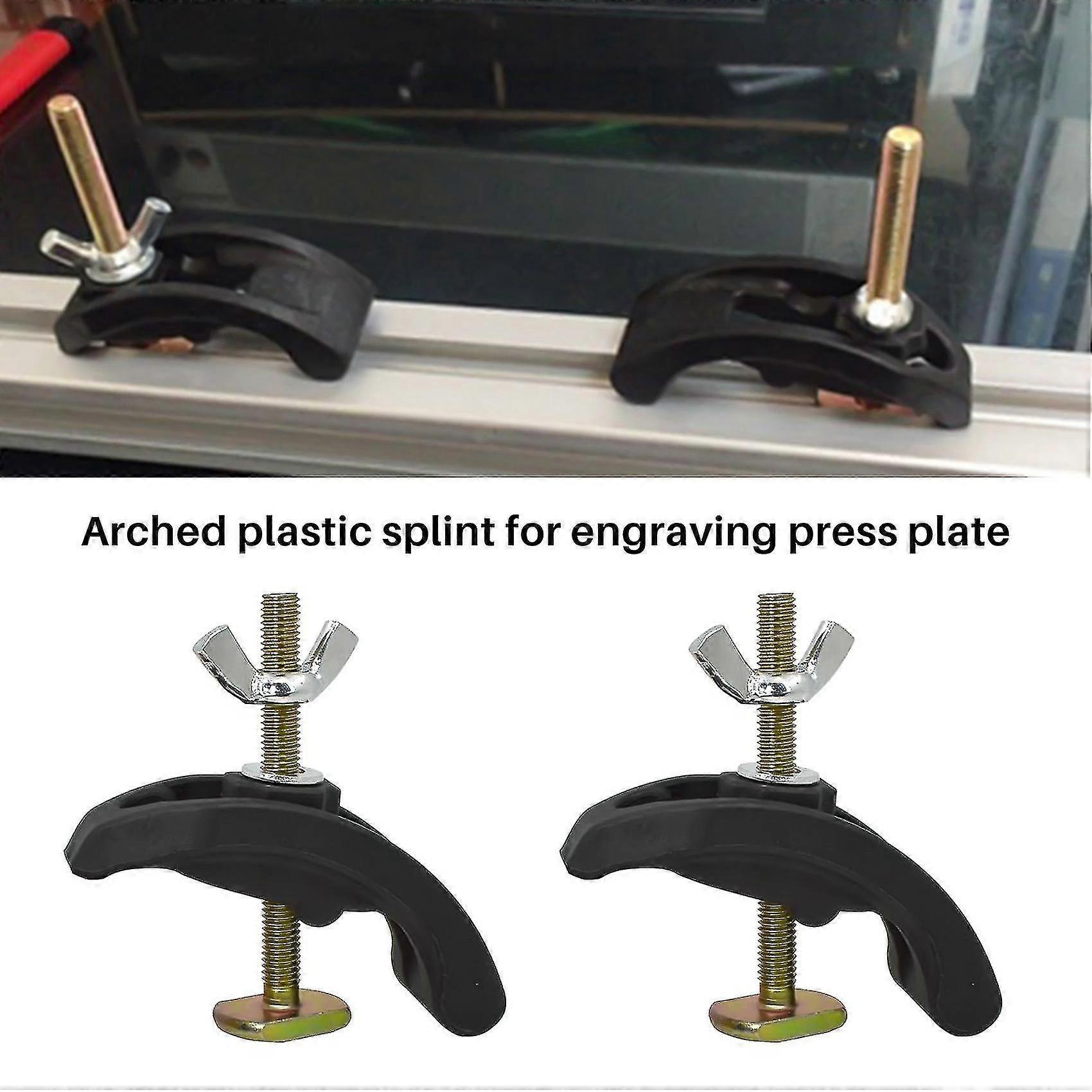 10pcs Cnc Engraving Machine Press Plate Clamp Fixture Compatible T-slot ...