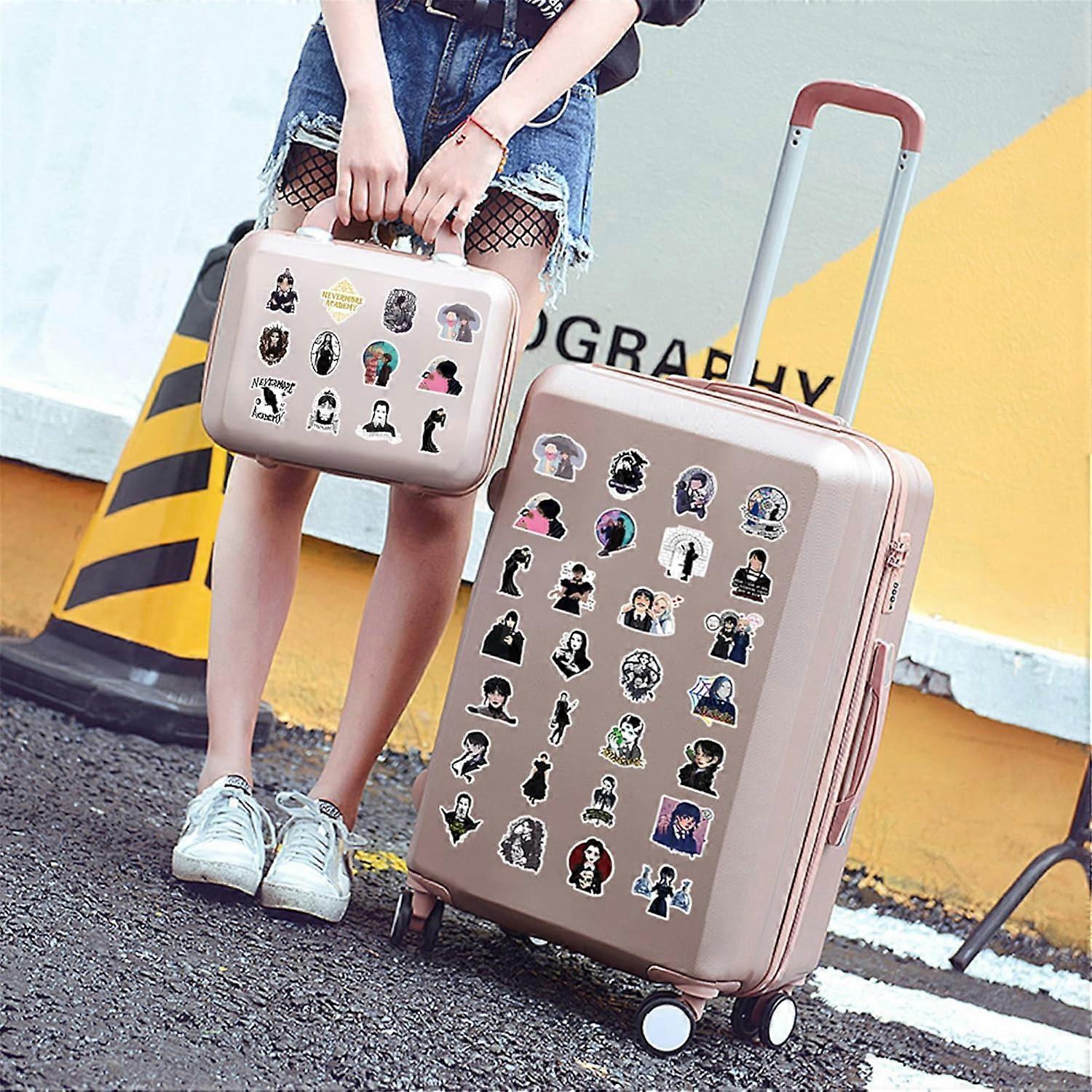 100pcs Wednesday Addams Stickers,Beautiful Vinyl Wednesday Stickers and ...