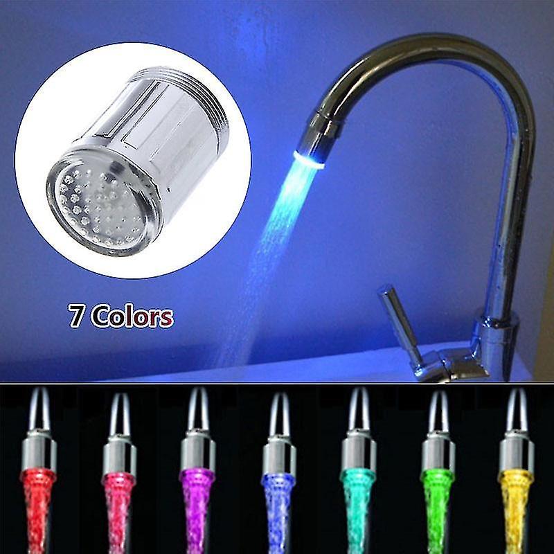 Faucet aerators changing glow led water faucet stream light shower tap ...