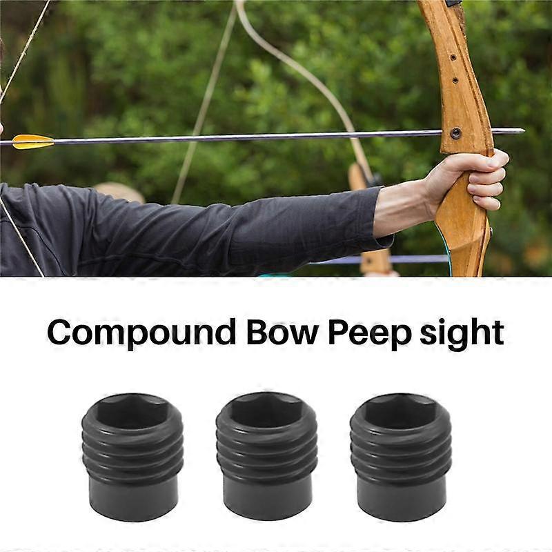 37 Degree Compound Bow Peep Housing Aperture Kit Composite Bow Archery ...